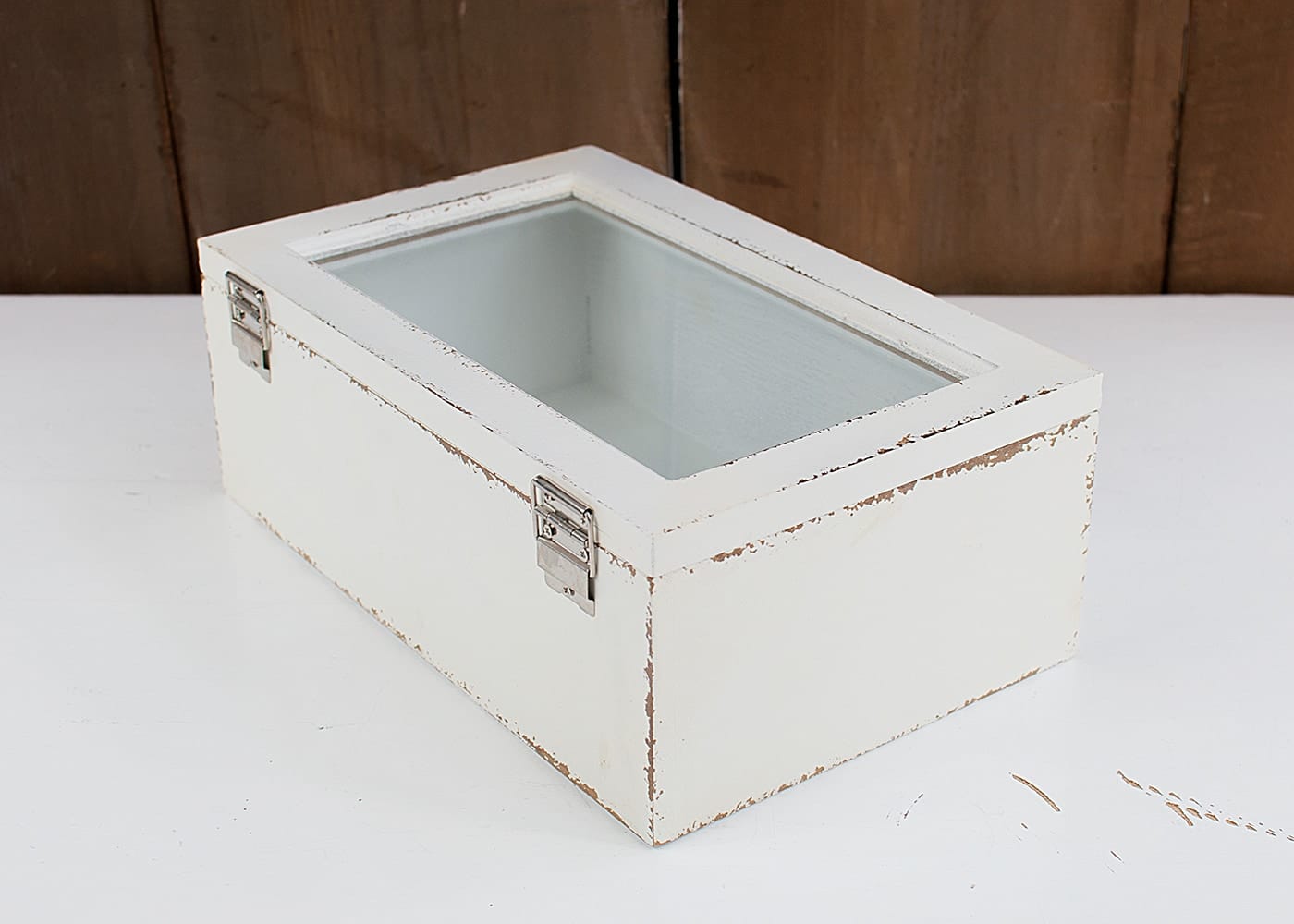 White Wooden Box in Vintage Style | Jeanne d'Arc Living | Willekulla